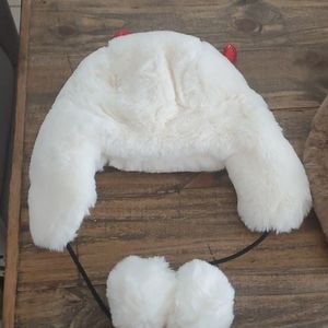 INC International Concepts | Accessories | Inc White Reindeer Hat ...